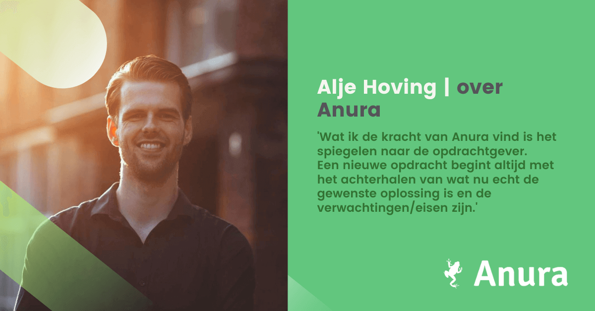 Klant in beeld: Alje Hoving - Anura Digital Agency